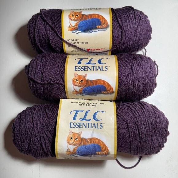 Handmade | Office | Tlc Yarn Bundle Purple Pound Bundle 355 | Poshmark
